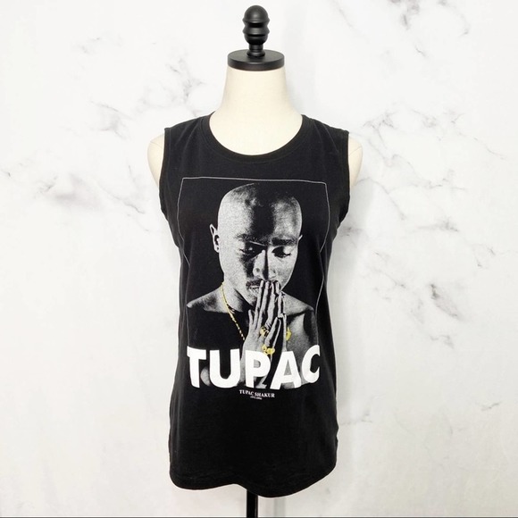 Bravado | Tops | Bravado Black Tupac Shakur Graphic Hilo Tank Sz S ...
